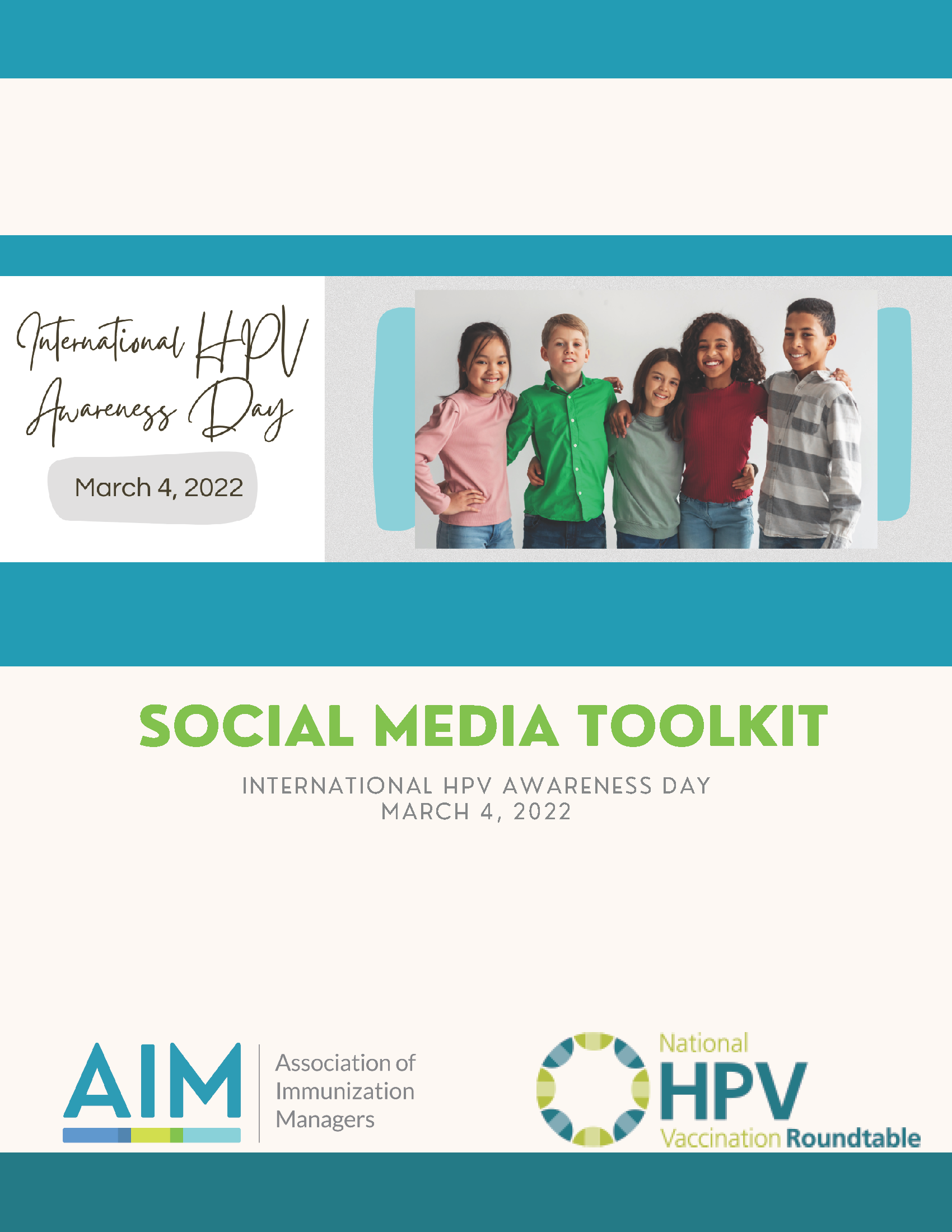 International HPV Awareness Day Toolkit - Association of Immunization ...